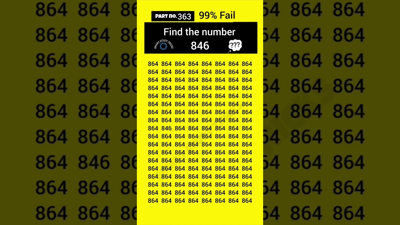 find the odd number 846 🤯 math quiz 🤔 challenges Game 🎯 #quiz #challenge #maths