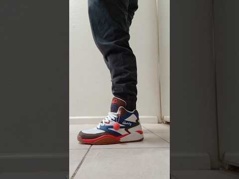 #ewing Sport Lite White Brown Red & Royal Ewing Athletics #sneaker #retrokicks #sneakers