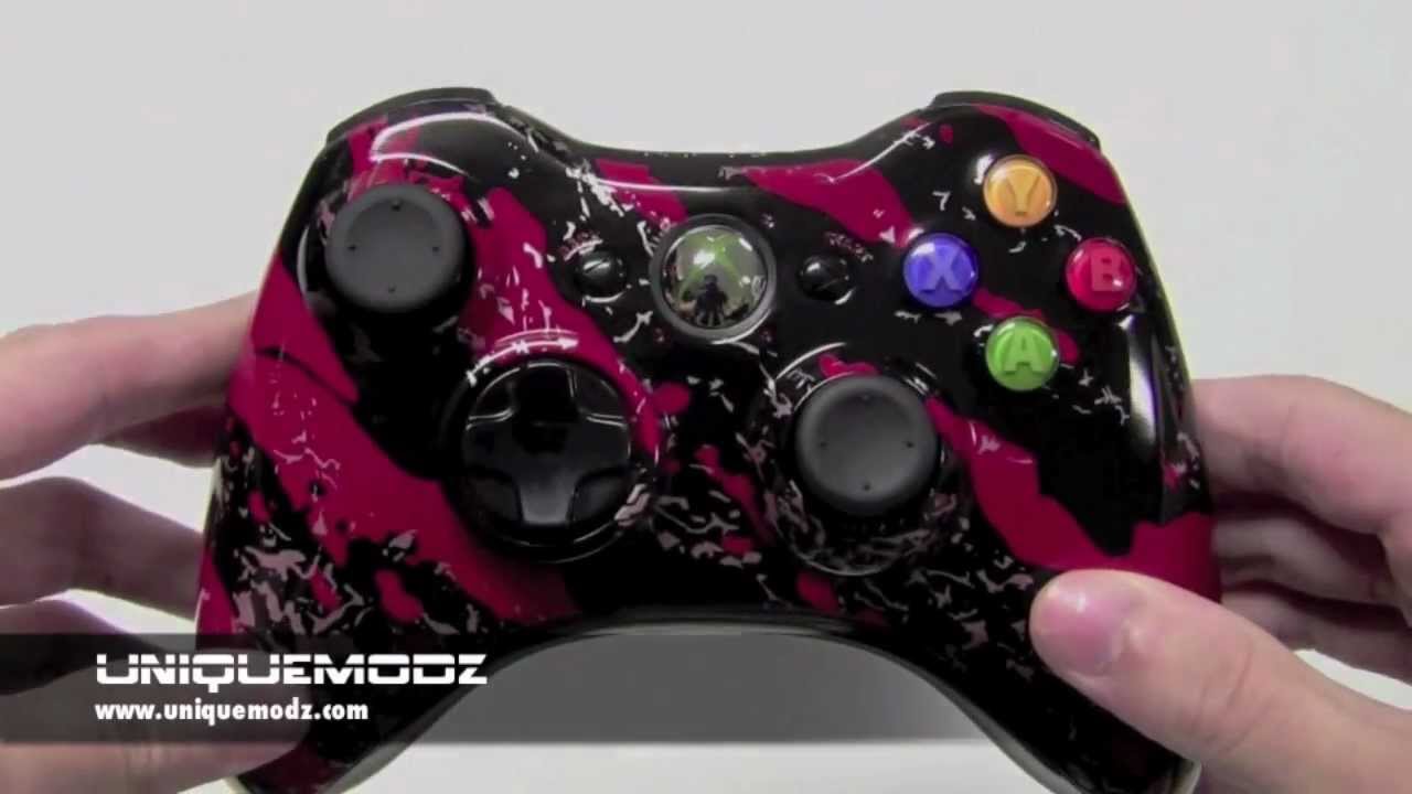 Red Splatter - Modded Controllers - UniqueModz