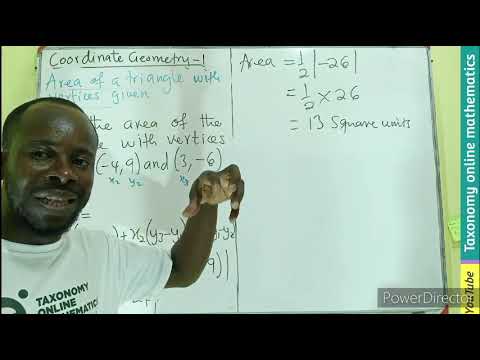 Mastering Triangle Area Calculation with Vertex Points | Coordinates Geometry 1