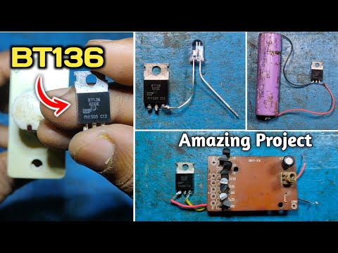 Project With Bt136 Triac || Top Electronic Projects Using Bt136 Triac | Bt136 Triac Rgb Led Light