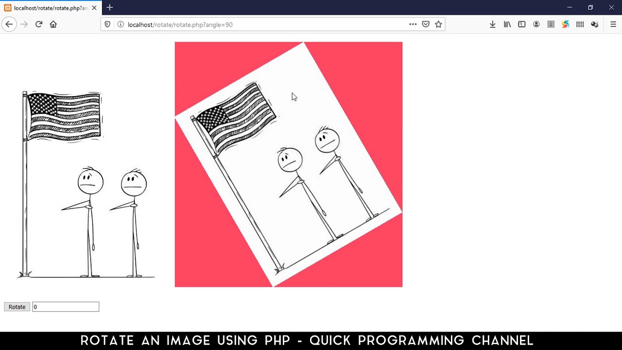 How to Rotate an image using PHP | Tutorial