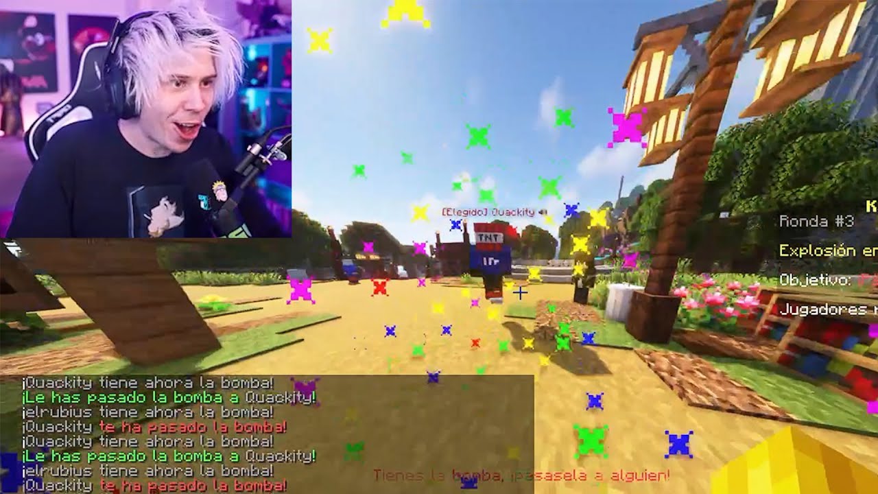 RUBIUS hace explotar a QUACKITY (se le cae el server)  | Karmaland 5