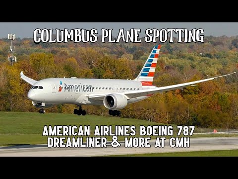 American Airlines Boeing 787 & More Plane Spotting at Columbus John Glenn International CMH