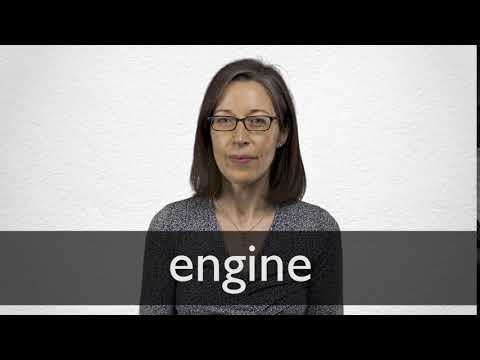 How to pronounce ENGINE in British English