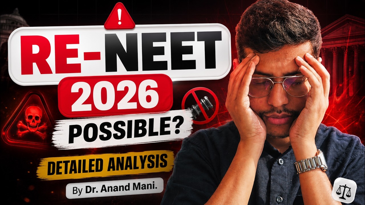 RE-NEET 2026 Possible ? NEET 2026 Paper Leak Issue | Dr. Anand Mani