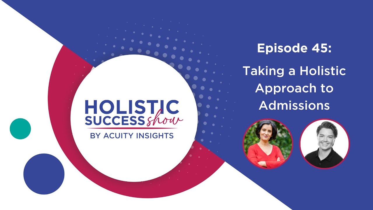 Improving Student Success with Data and Holistic Admission