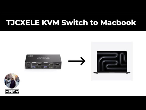 How to Connect TJCXELE USB 3.0 KVM Switch to M4 Macbook Pro