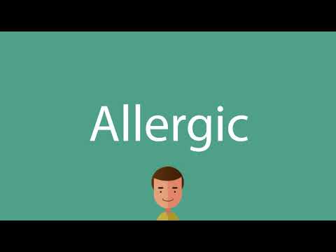 How to say Allergic