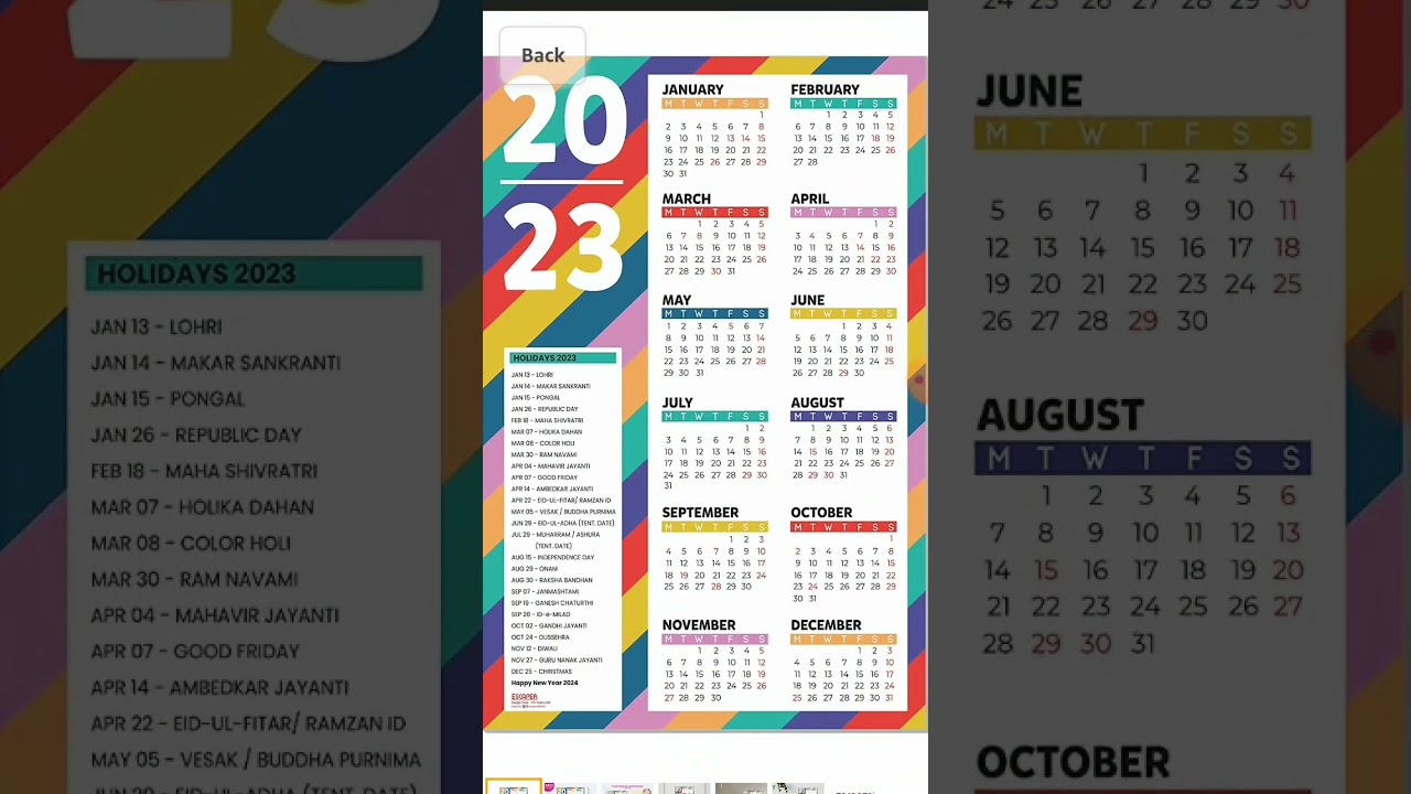 calendar 2023