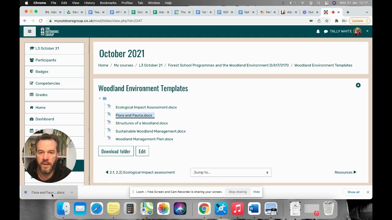 Coursework Support Video - How to Download Templates and Save as PDF