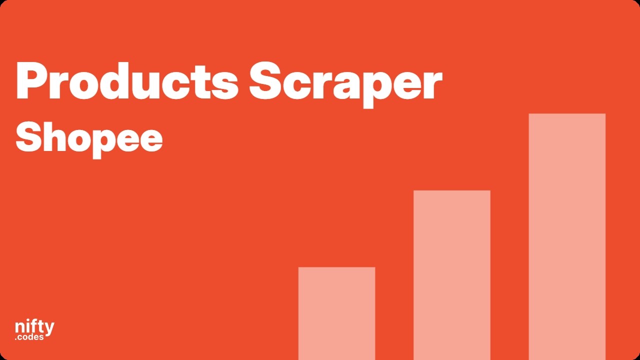 How to scrape the products from shopee