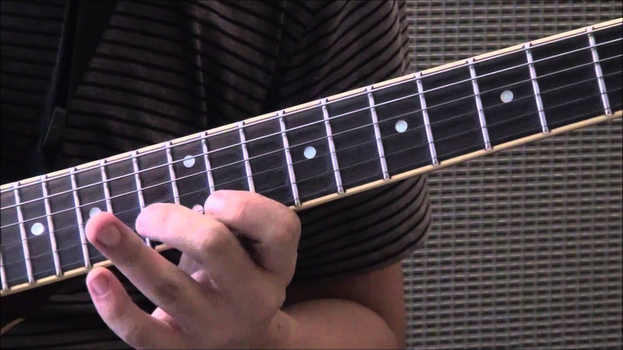 D Phrygian nat 3 Scale (3 notes per string) guitar