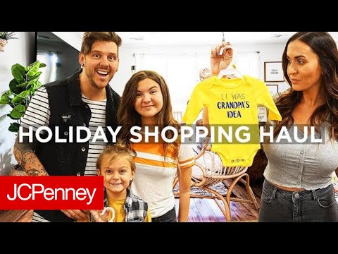 Holiday Shopping Haul with The Slyfox Family | JCPenney