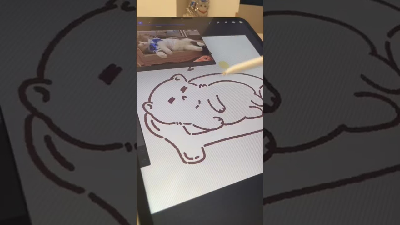 draw kitty#kitty #procreate #animation #emote