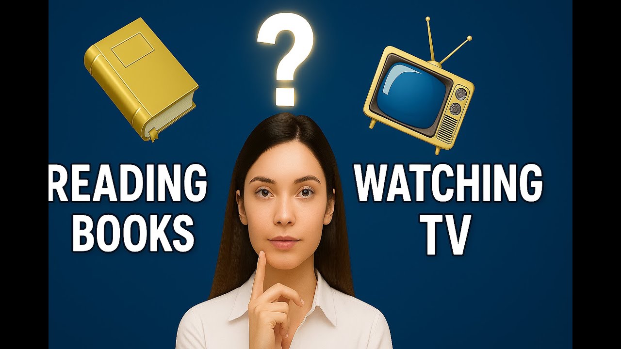 Reading Books vs. Watching TV: Which is Better for Your Brain?