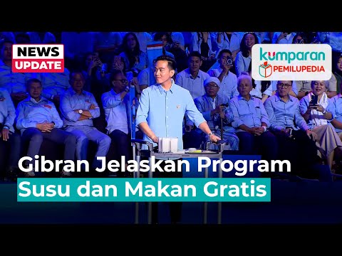 Gibran Kenalkan Program Susu dan Makan Siang Gratis untuk Anak | kumparan.com