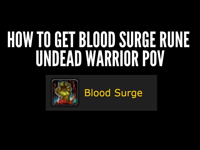 WoW Classic Season of Discovery: All Warrior Runes and where to find them