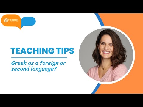 Greek as a second, foreign or native language? What's the difference?