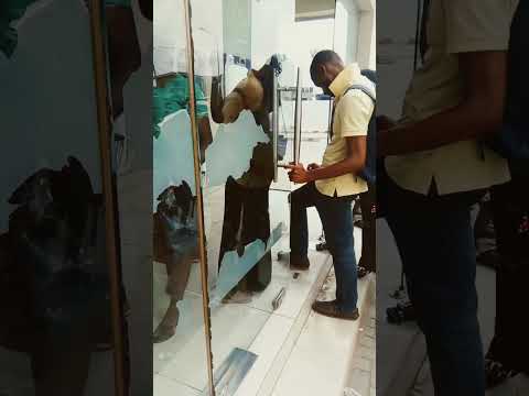imagine how they line up to get their money from ATM machine in Lagos nigeria