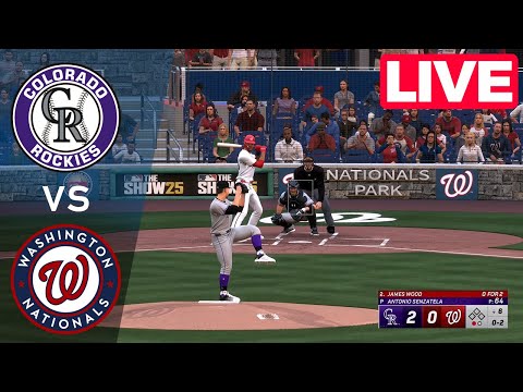 🔴LIVE 🔴Washington Nationals vs Colorado Rockies - June 16, 2025 | Envivo | MLB The Show 25