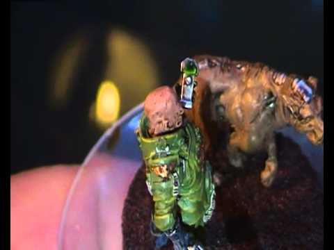 painted Forge world Imperial Enforcer with Cyber Mastiff