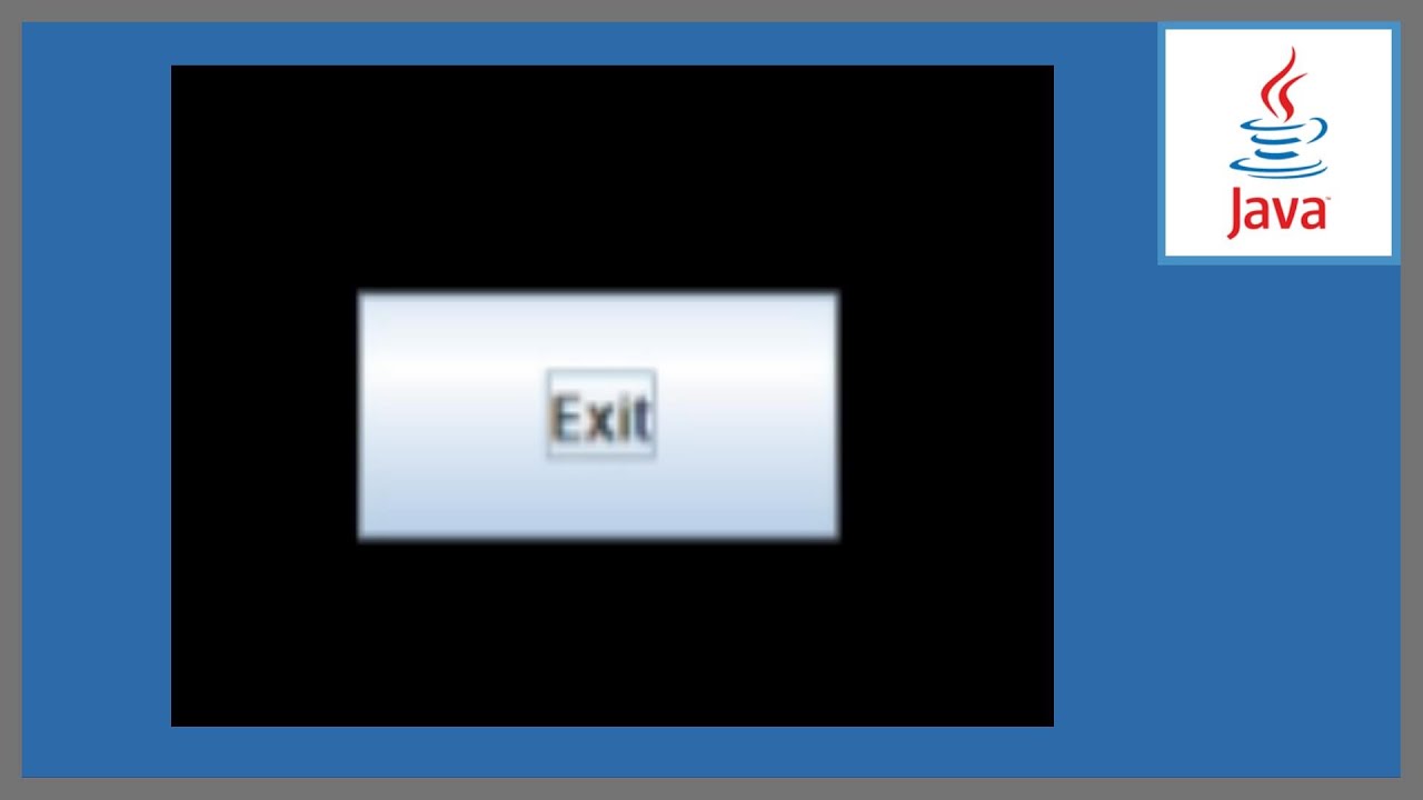 How To End Your Program - Java Extra 27