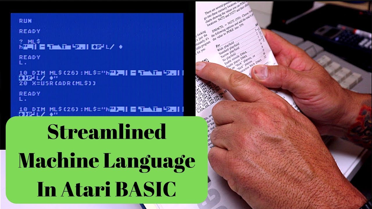 Streamlined Machine Language In Atari Basic