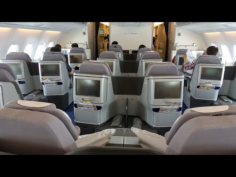LUFTHANSA | HOUSTON-FRANKFURT | BUSINESS CLASS | A380