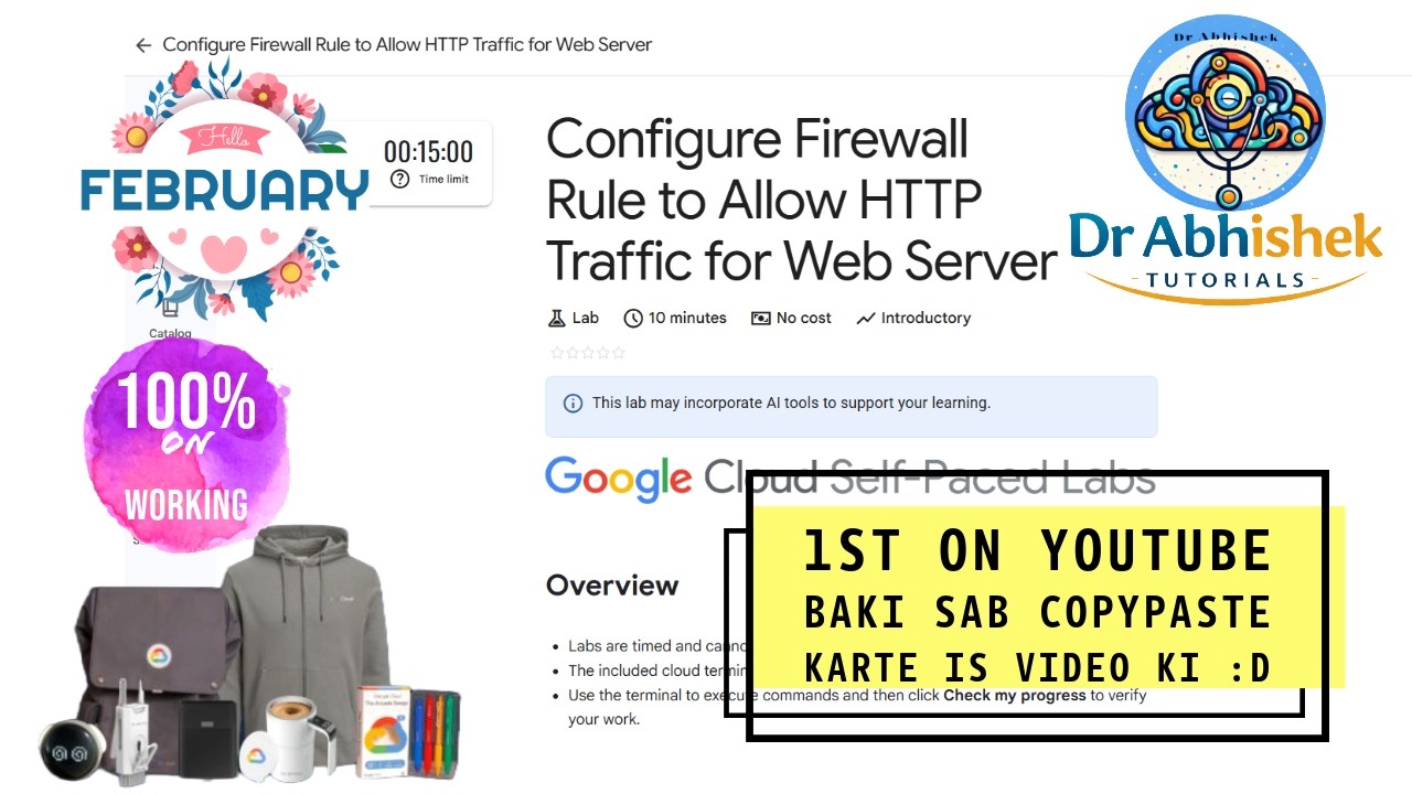 Configure Firewall Rule to Allow HTTP Traffic for Web Server | #qwiklabsarcade2026