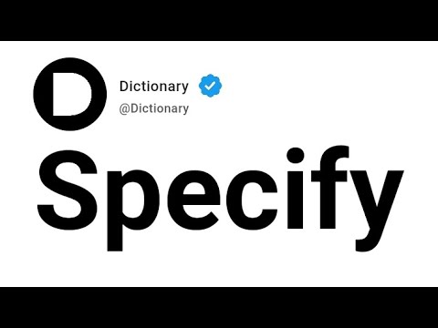 Specify Meaning In Bengali