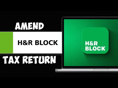 How to Amend a Tax Return with H&R Block | File Amended Return Online Free (2024)