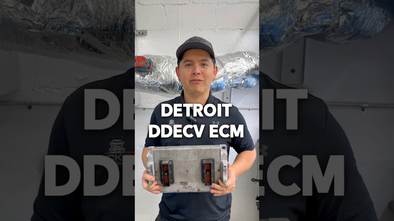 Be careful when opening a Detroit DDECV ECM ⚠️  #DetroitDDECV #ECM #trucking