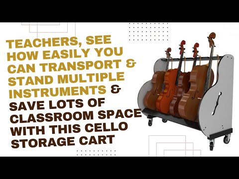 The Band Room™ Cello Storage Rack (4 instrument capacity) | | Reverb