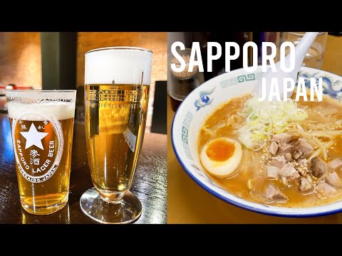 Sapporo Beer Museum tasting tour, the best ramen and sushi | Hokkaido Vlog