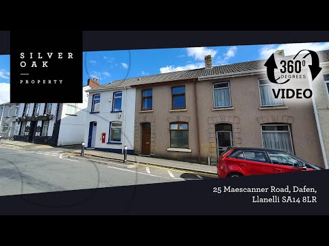 25 Maescanner Road, Dafen | 360 Video | Virtual Tour Slideshow | Please pause to look around