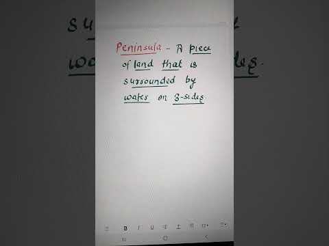 PENINSULA Definition Geography for UPSC UPPCS PCS SSC UPSI DELHI POLICE etc