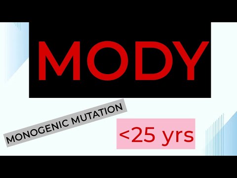 mody-maturity onset diabetes mellitus of youngers