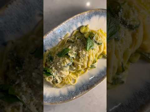 Pasta alla Nerano - a Napoletano staple ๐ฎ๐น #kitchen #restaurant #chef #italianfood