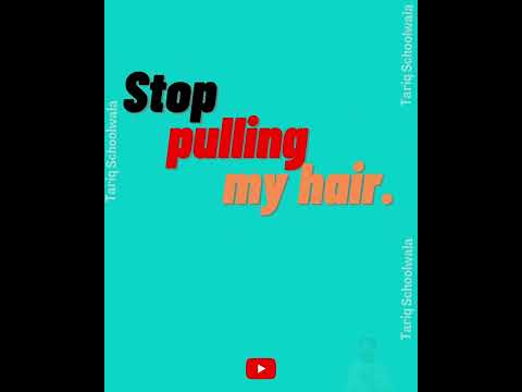 PULL VERB words meaning sentence Urdu translation spoken English