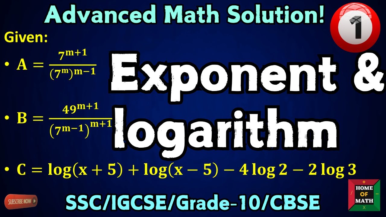 Mastering Logs and Exponents | Advanced Math Problem Solved Step-by-Step