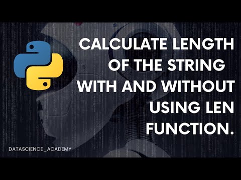 Top 100 Python Interview Questions | Python Programming |length string with & without use function.
