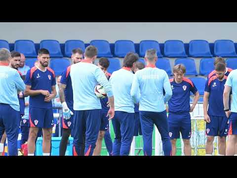 Trening hrvatske nogometne reprezentacije u Neuruppinu