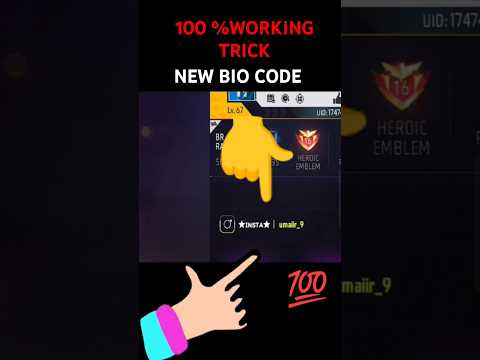 HOW TO ADD THIS INSTAGRAM LOGO IN YOUR PROFILE 🤩| NEW BIO CODE FOR FF #freefire #viralvideo #shorts