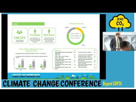 Tom Shardlow at Coventry & Warwickshire Climate Change Conference ...
