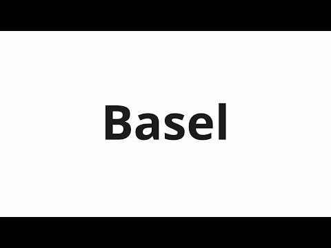 How to pronounce Basel