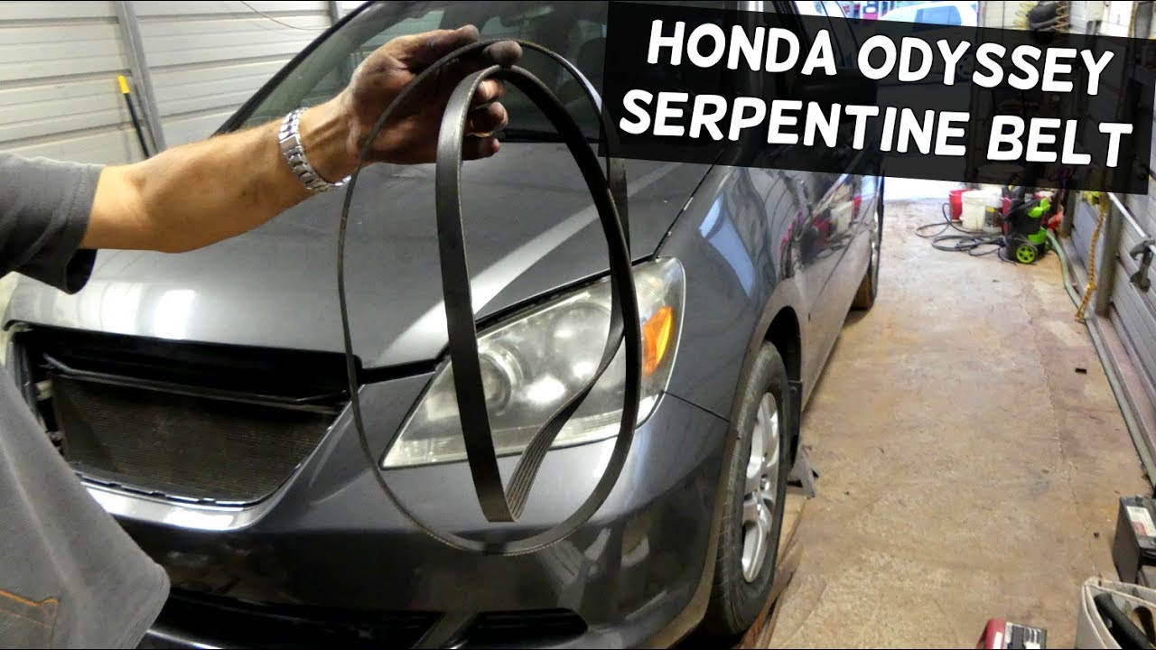 HONDA ODYSSEY 3.5 SERPENTINE BELT REMOVAL REPLACEMENT DIAGRAM
