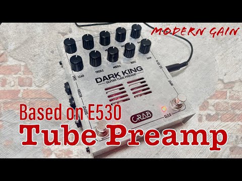 Dark King Dual Channel Tube Preamp Great Sounding Pedal | Reverb