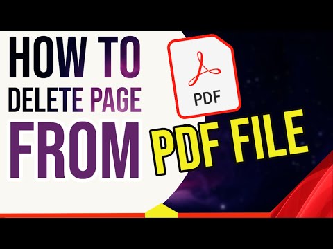 How To Delete Page From PDF File | Remove Pages From PDF(100% Free)