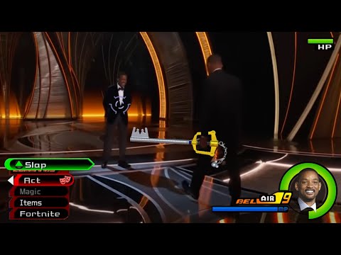 Will Smith slaps Chris Rock Kingdom Hearts II Style